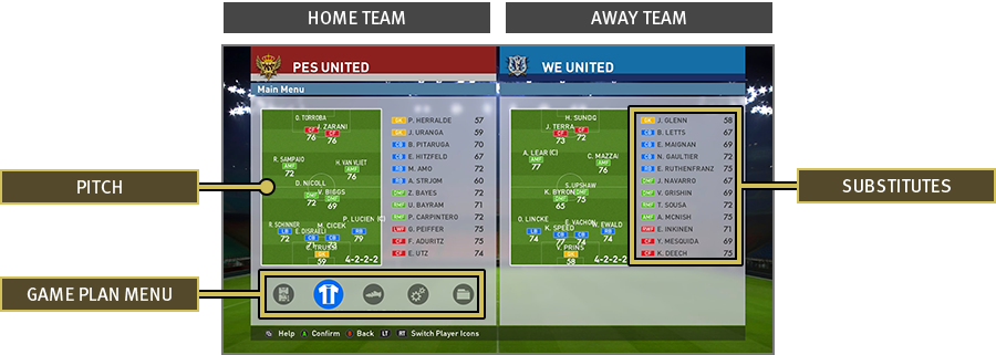 PES2016/Pro Evolution Soccer 2016 Online Manual